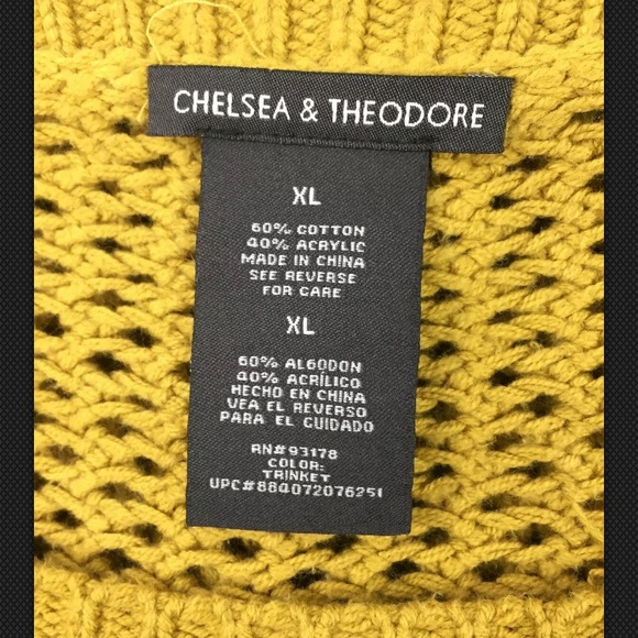 Chelsea & Theodore | Sweaters | Chelsea Theodore Cable Knit Sweater Xl ...